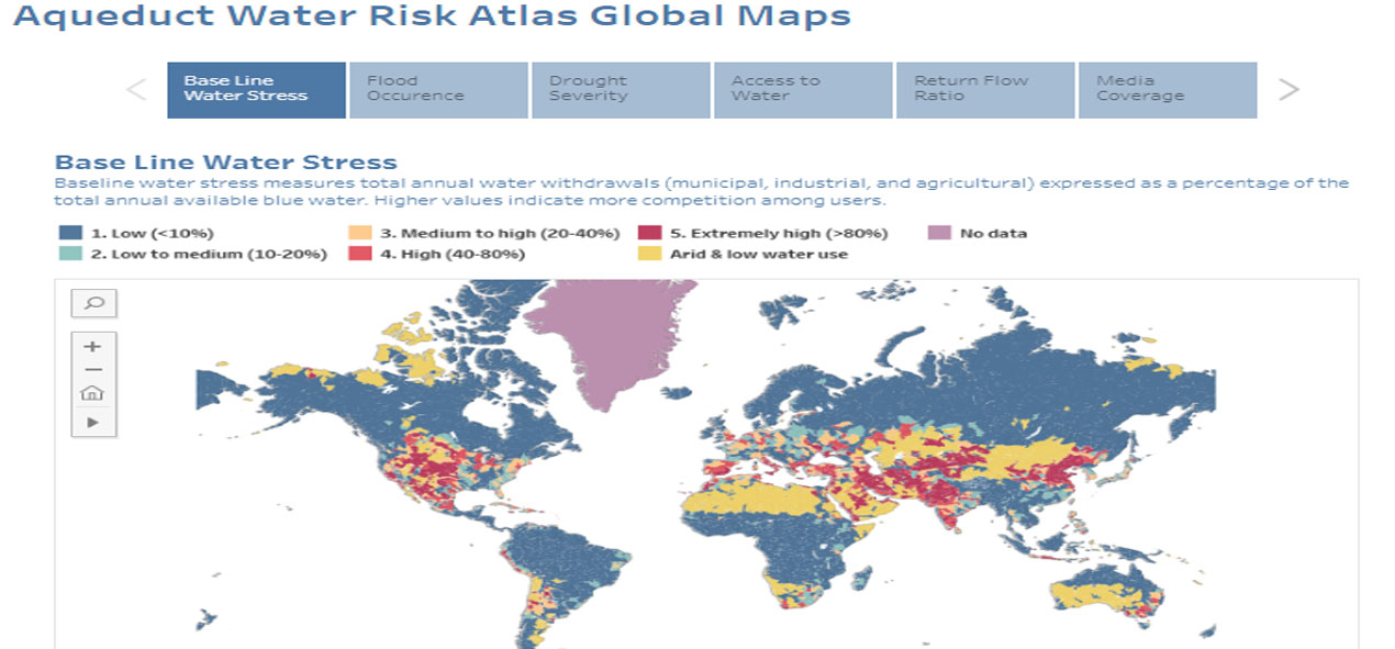 Aqueduct Water Risk Atlas Global Maps